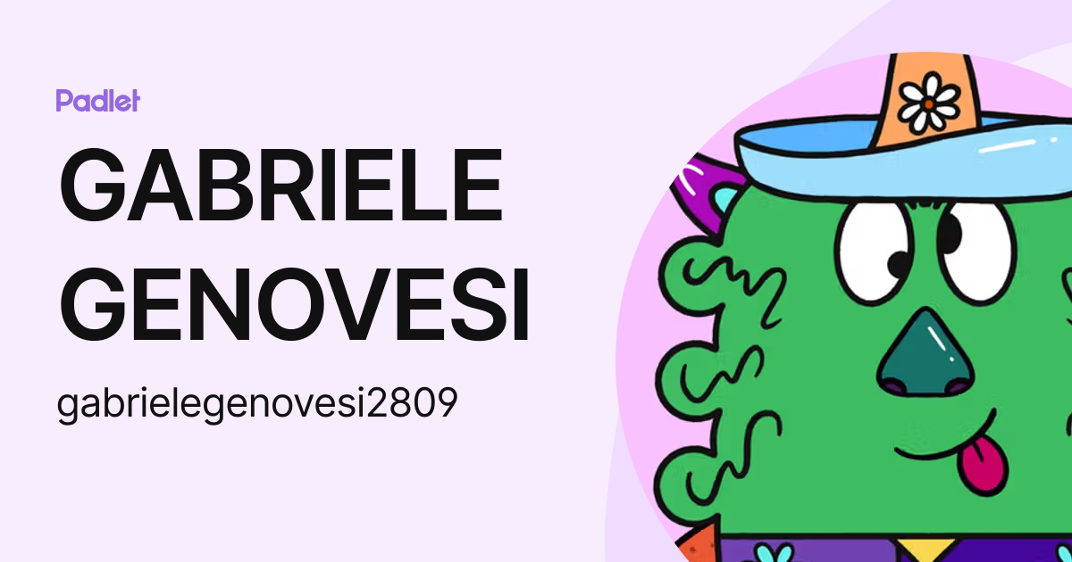 GABRIELE GENOVESI (gabrielegenovesi2809) profile | Padlet
