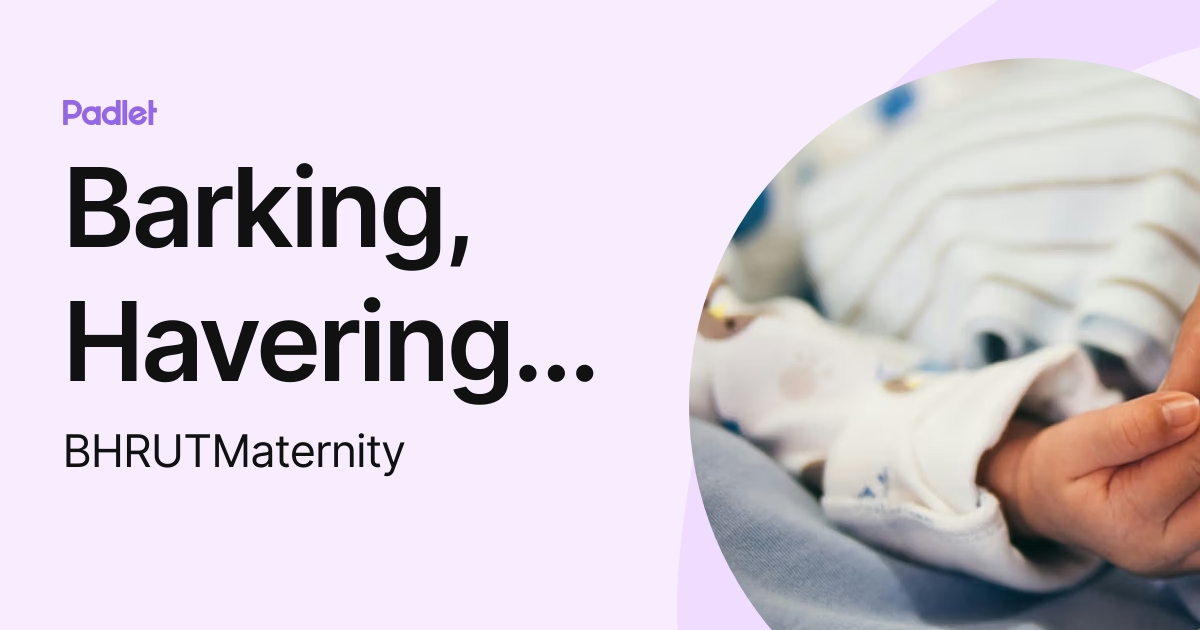 Barking, Havering and Redbridge University Hospital Maternity Services ...