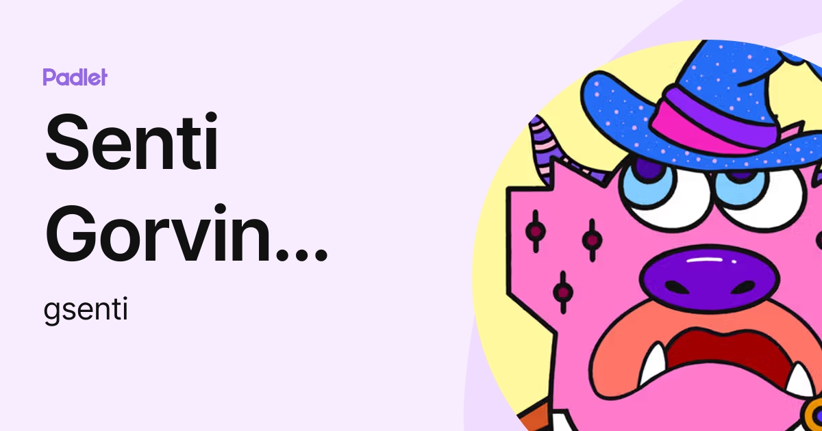 Senti Gorvin BZSL FAGE1b (gsenti) profile | Padlet