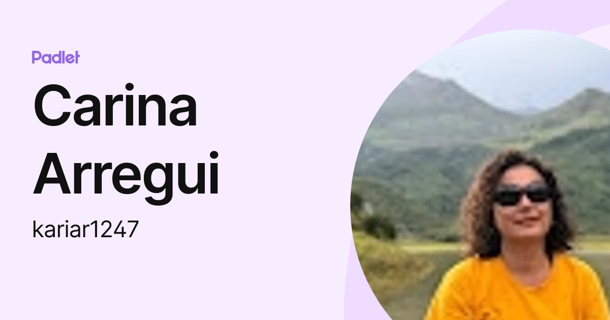 Carina Arregui (kariar1247) profile | Padlet
