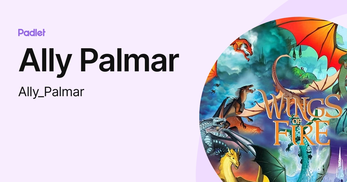 Ally Palmar (Ally_Palmar) profile | Padlet