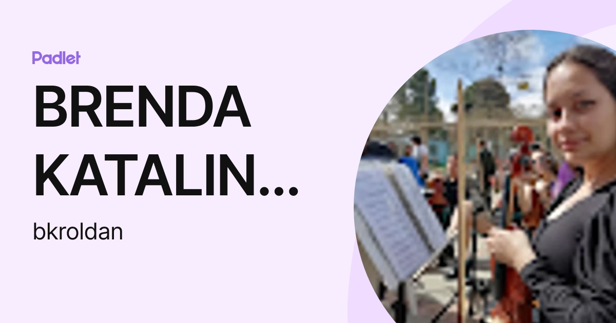BRENDA KATALINA ROLDAN VELASQUEZ (bkroldan) profile | Padlet