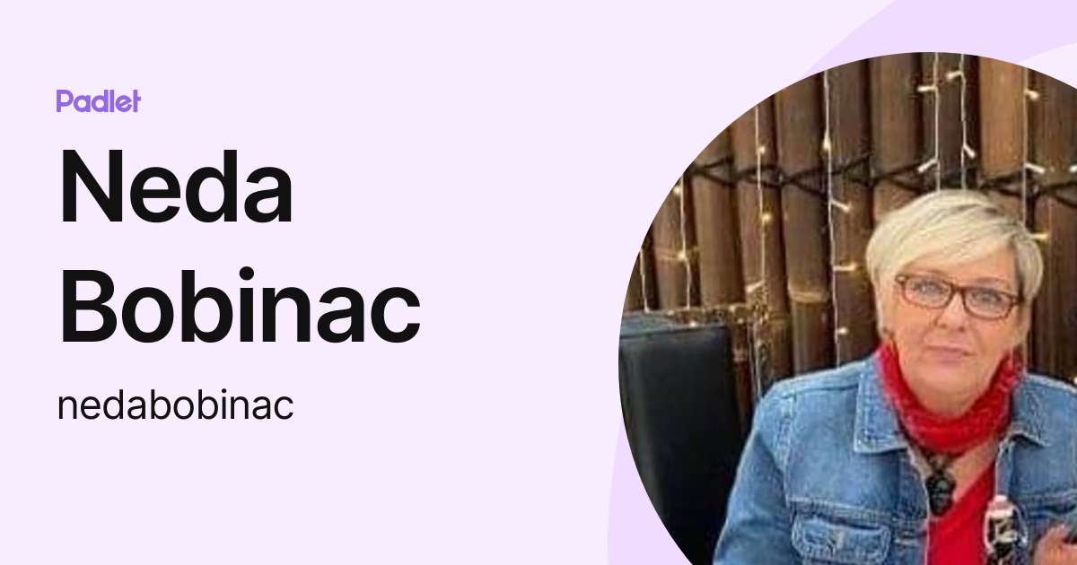 Neda Bobinac (nedabobinac) profile | Padlet