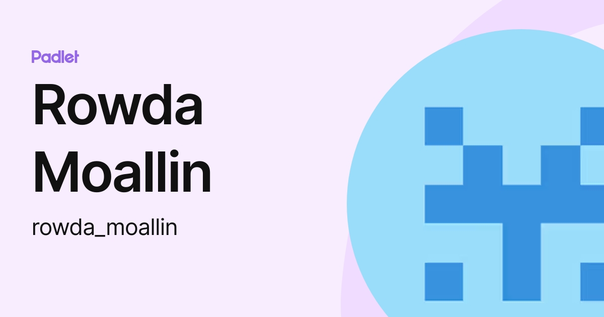 Rowda Moallin (rowda_moallin) profile | Padlet
