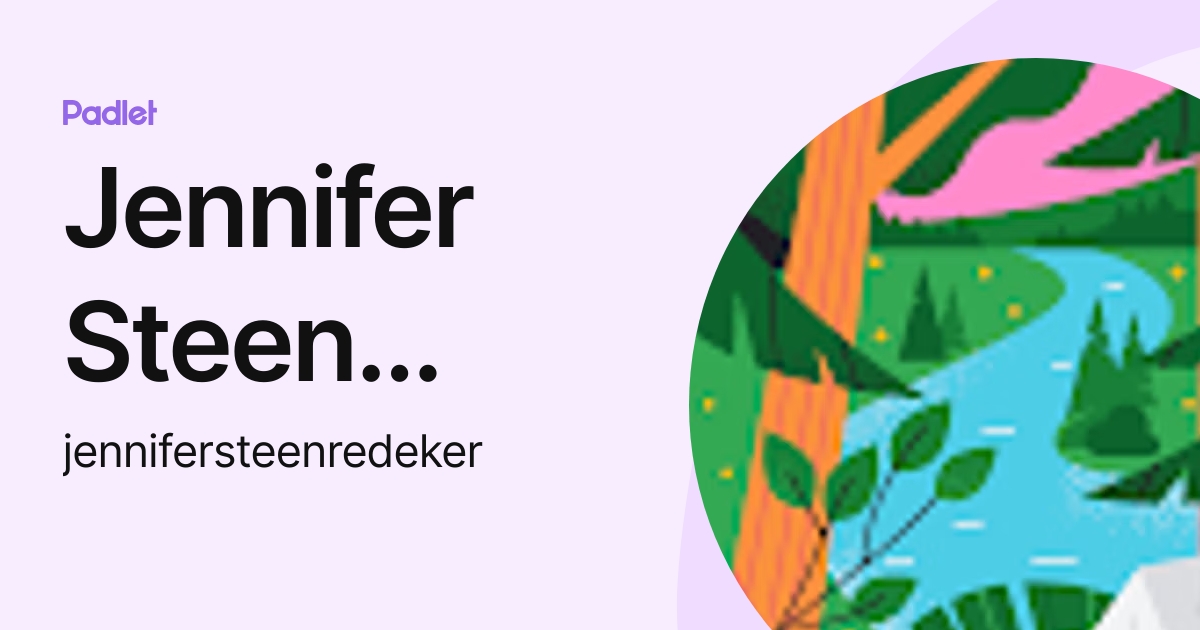 Jennifer Steen Redeker (jennifersteenredeker) profile | Padlet