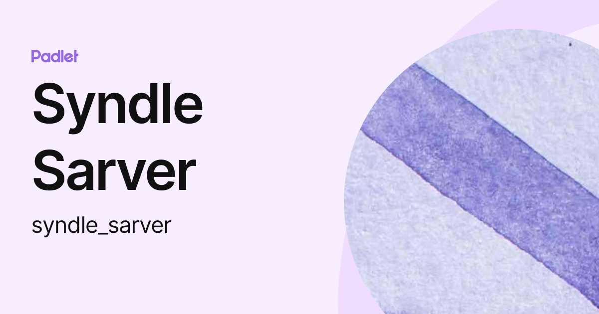 Syndle Sarver (syndle_sarver) profile | Padlet