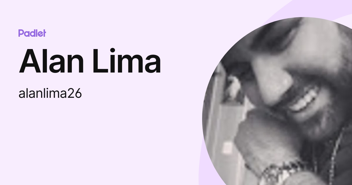 Alan Lima (alanlima26) profile | Padlet