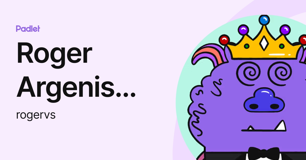 Roger Argenis Villasis Santos (rogervs) profile | Padlet