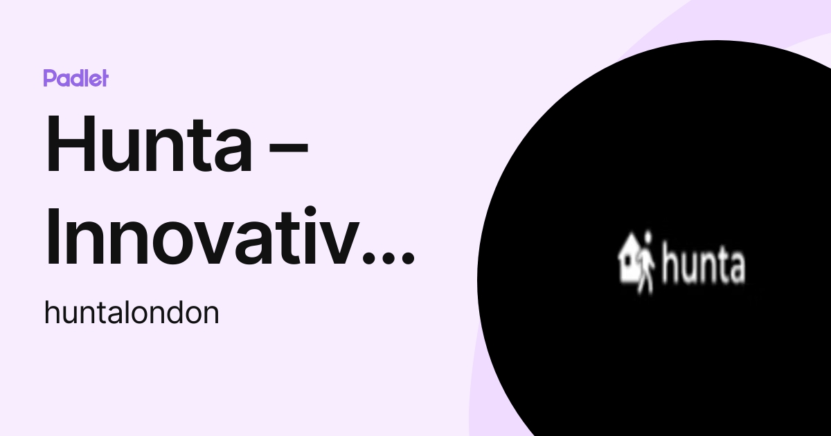 Hunta – Innovative Property Management Solution for Landlords ...