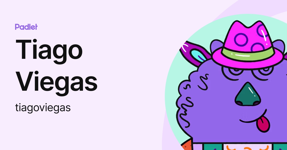 Tiago Viegas (tiagoviegas) profile | Padlet