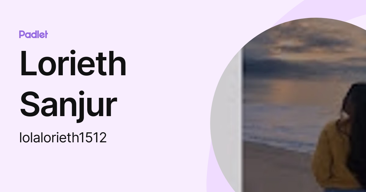Lorieth Sanjur (lolalorieth1512) profile | Padlet
