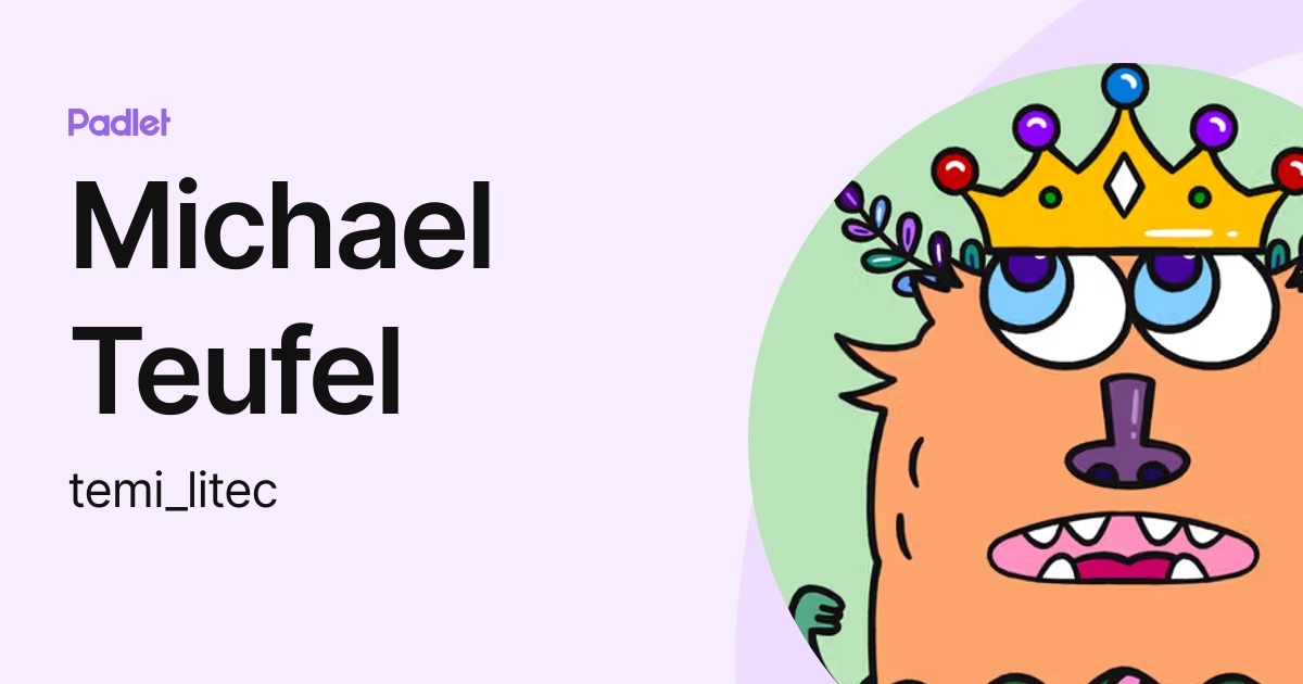 Michael Teufel (temi_litec) profile | Padlet