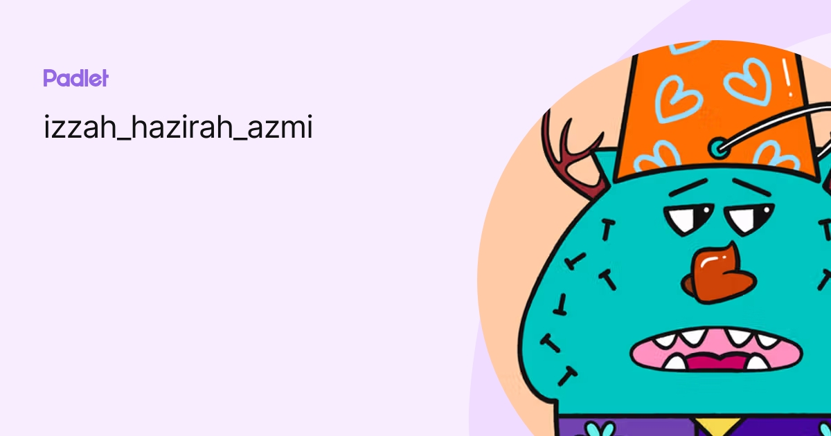 izzah_hazirah_azmi profile | Padlet