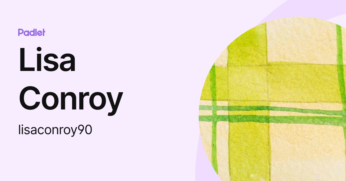 Lisa Conroy (lisaconroy90) profile | Padlet