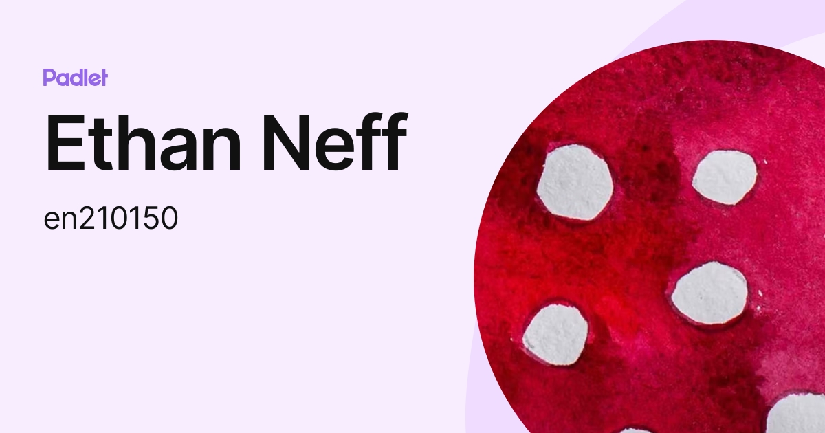 Ethan Neff (en210150) profile | Padlet