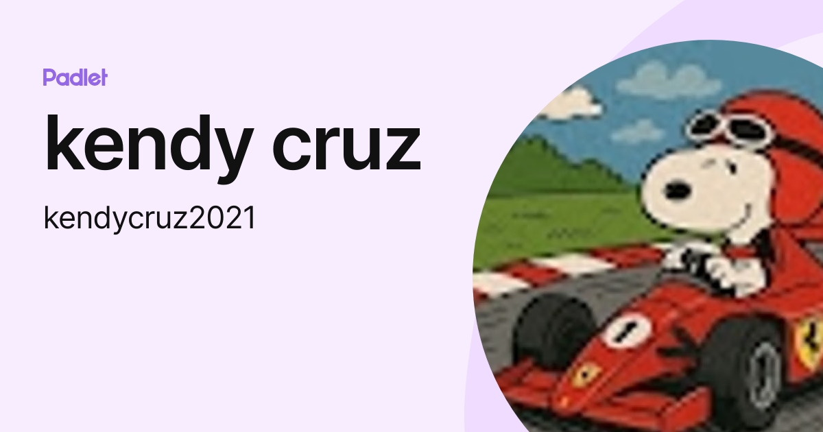 kendy cruz (kendycruz2021) profile | Padlet