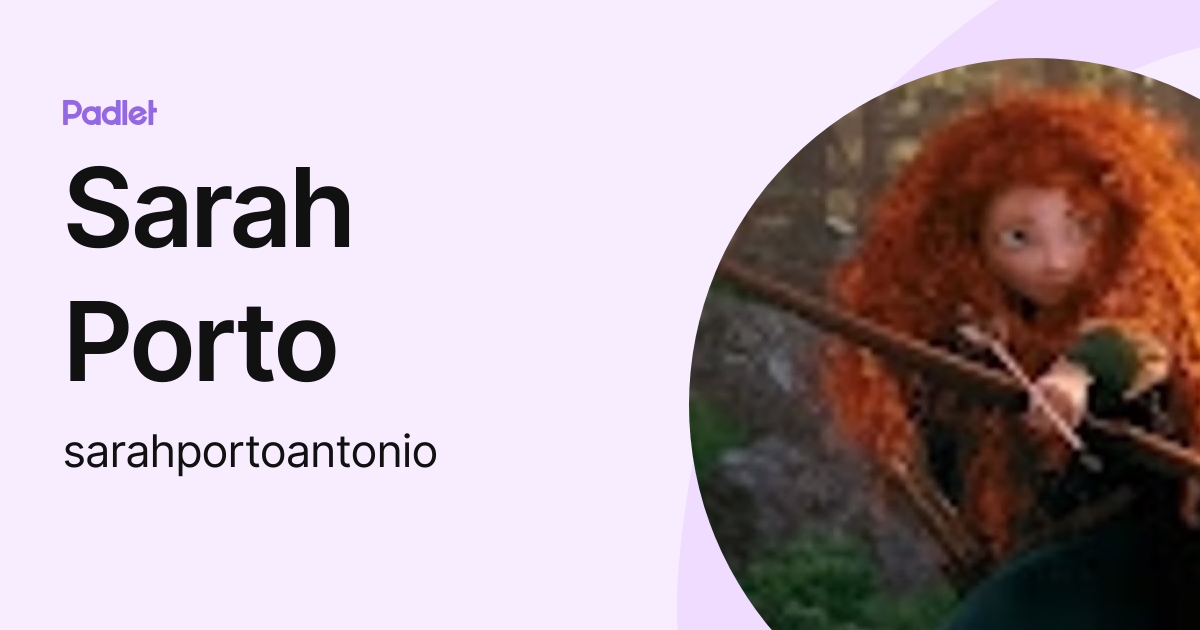 Sarah Porto (sarahportoantonio) profile | Padlet