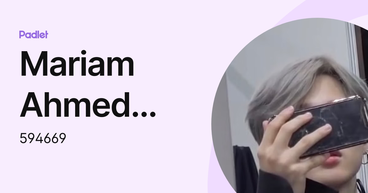 Mariam Ahmed Rashed Abdulla AlZaabi (594669) profile | Padlet