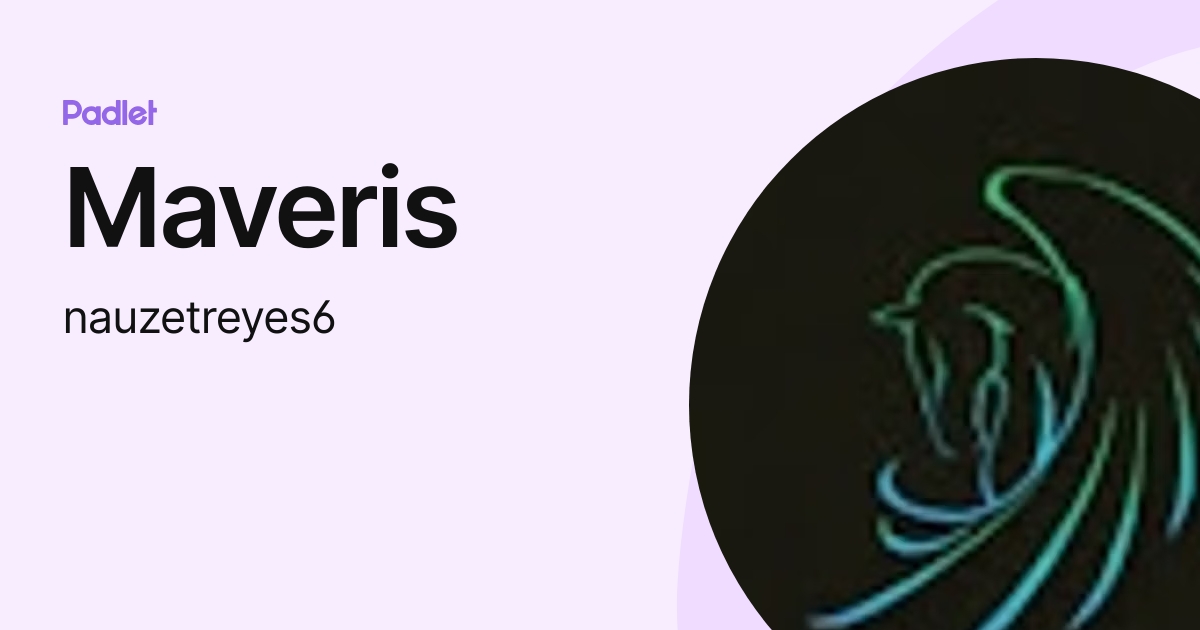 Maveris (nauzetreyes6) profile | Padlet