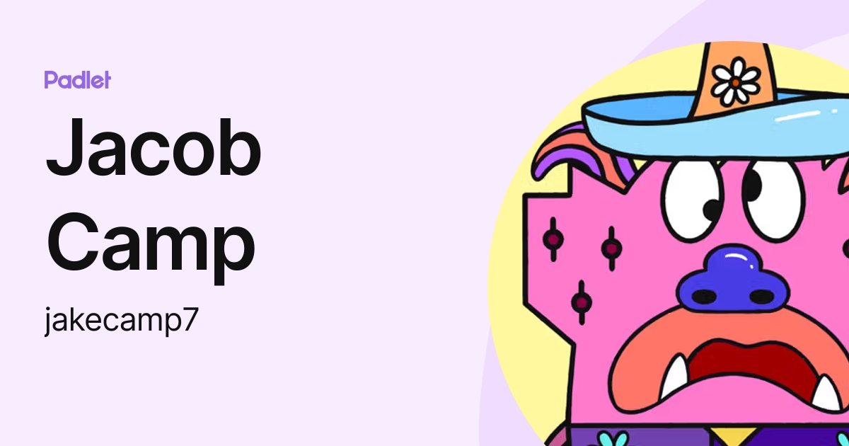 Jacob Camp (jakecamp7) profile | Padlet