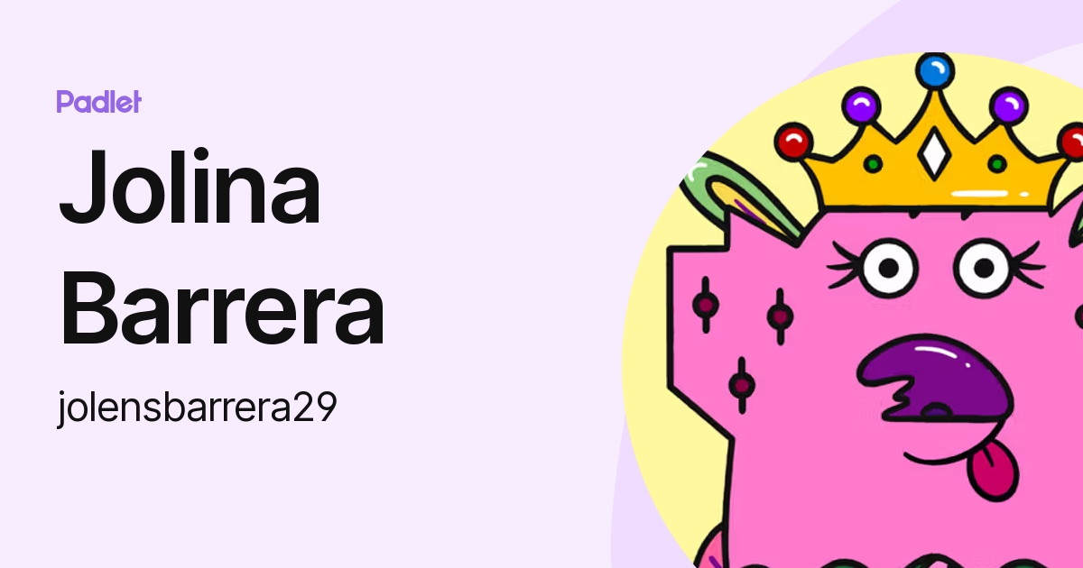 Jolina Barrera (jolensbarrera29) profile | Padlet