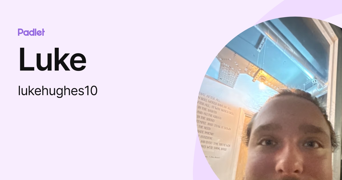 Luke (lukekyza11) profile | Padlet