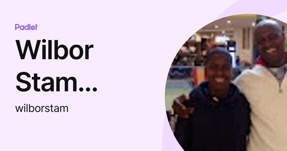 Wilbor Stam Perea (wilborstam) profile | Padlet