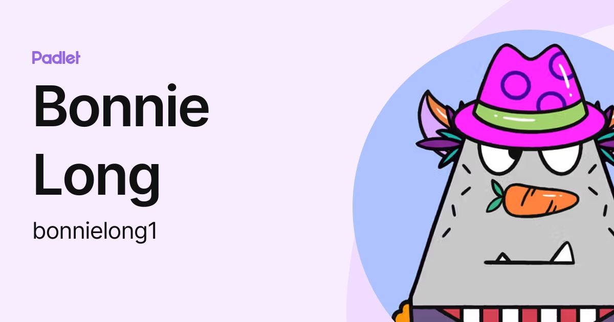Bonnie Long (bonnielong1) profile | Padlet