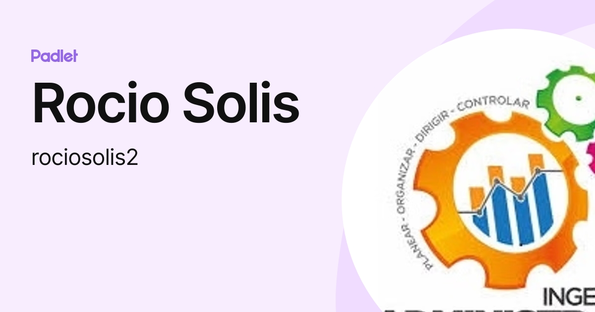 Rocio Solis (rociosolis2) perfil | Padlet