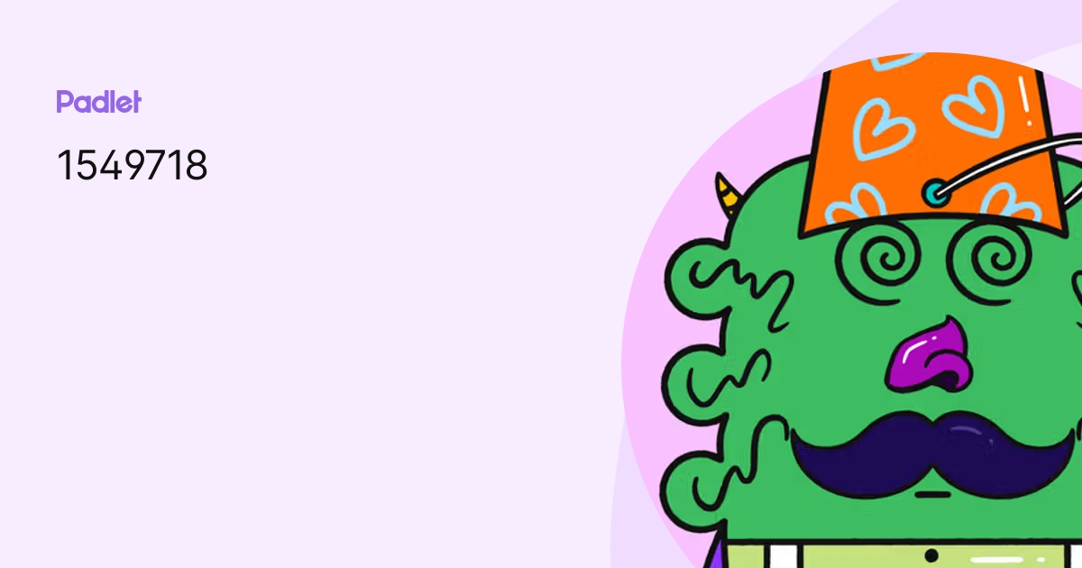 1549718 profile | Padlet