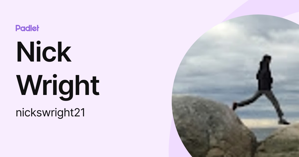 Nick Wright (nickswright21) profile | Padlet