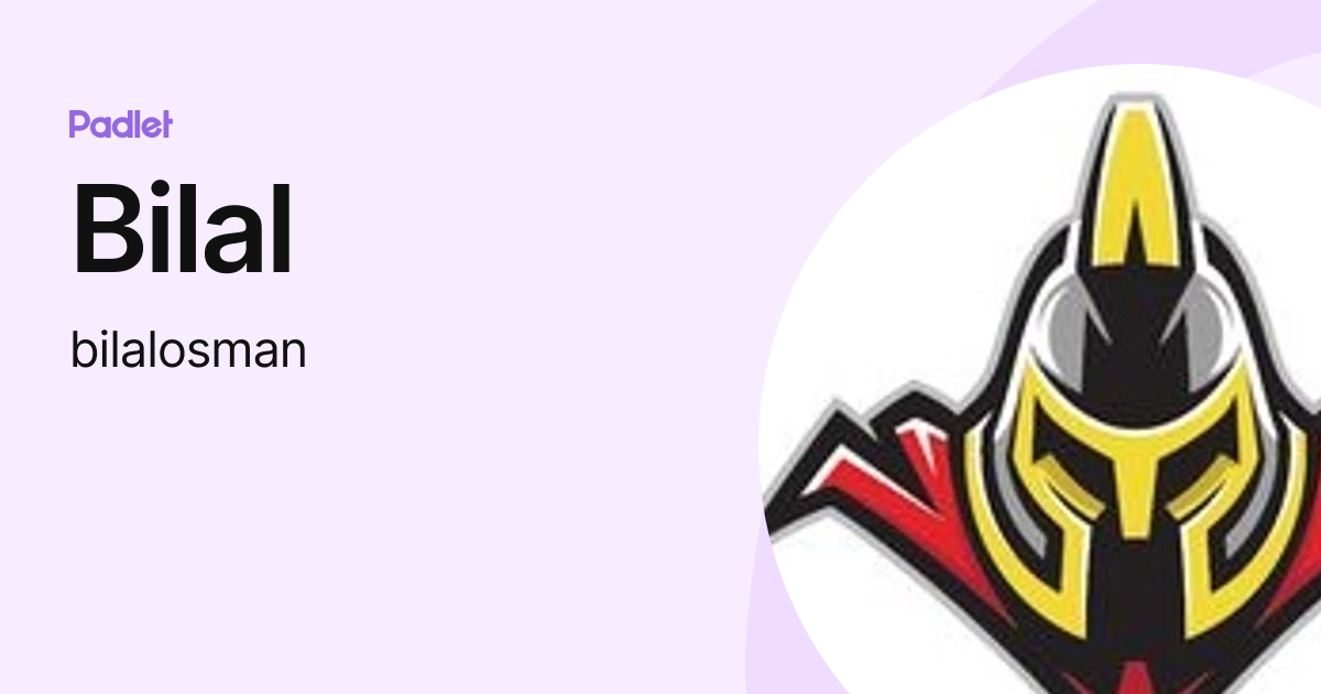 Bilal (bilalosman) profile | Padlet