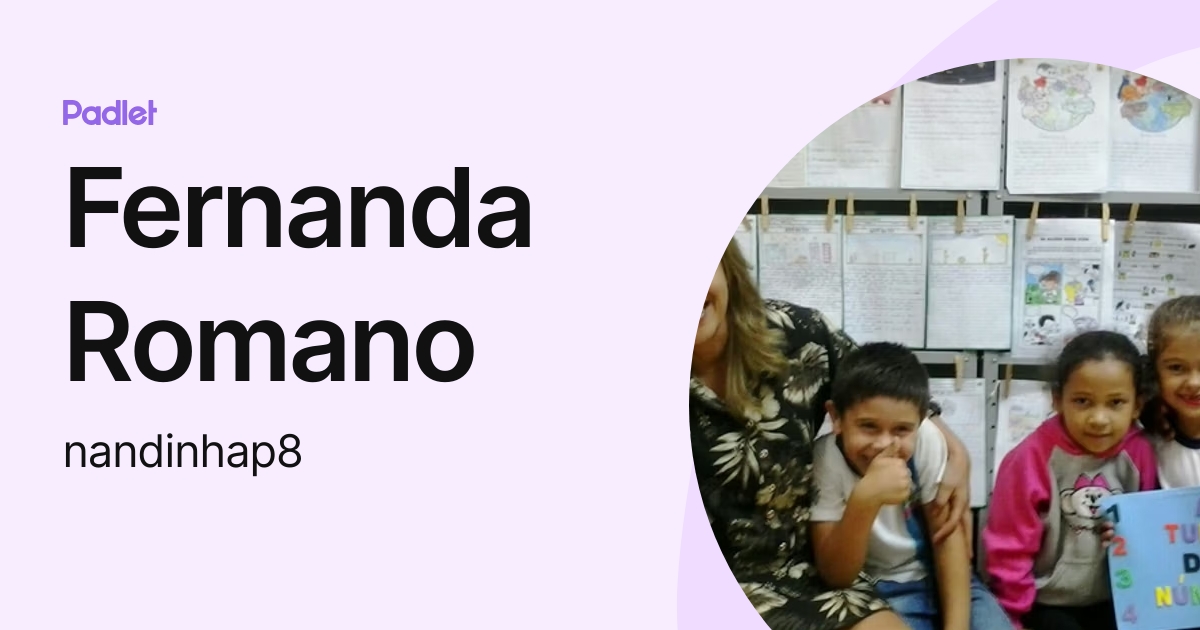 Fernanda Romano (nandinhap8) profile | Padlet