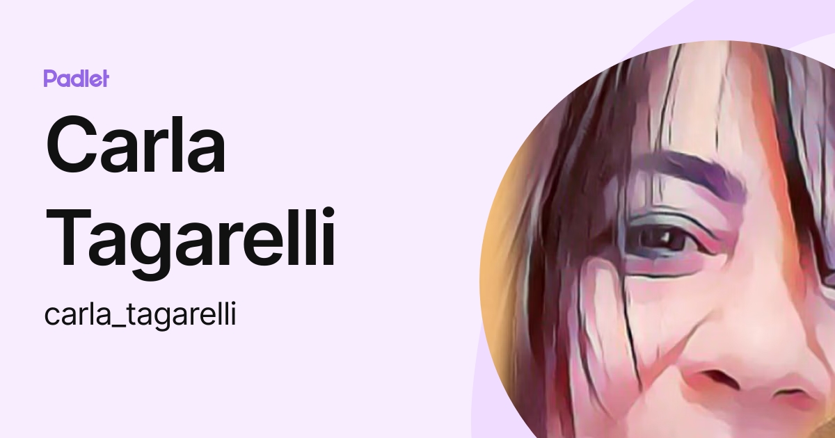 Carla Tagarelli (carla_tagarelli) profile | Padlet