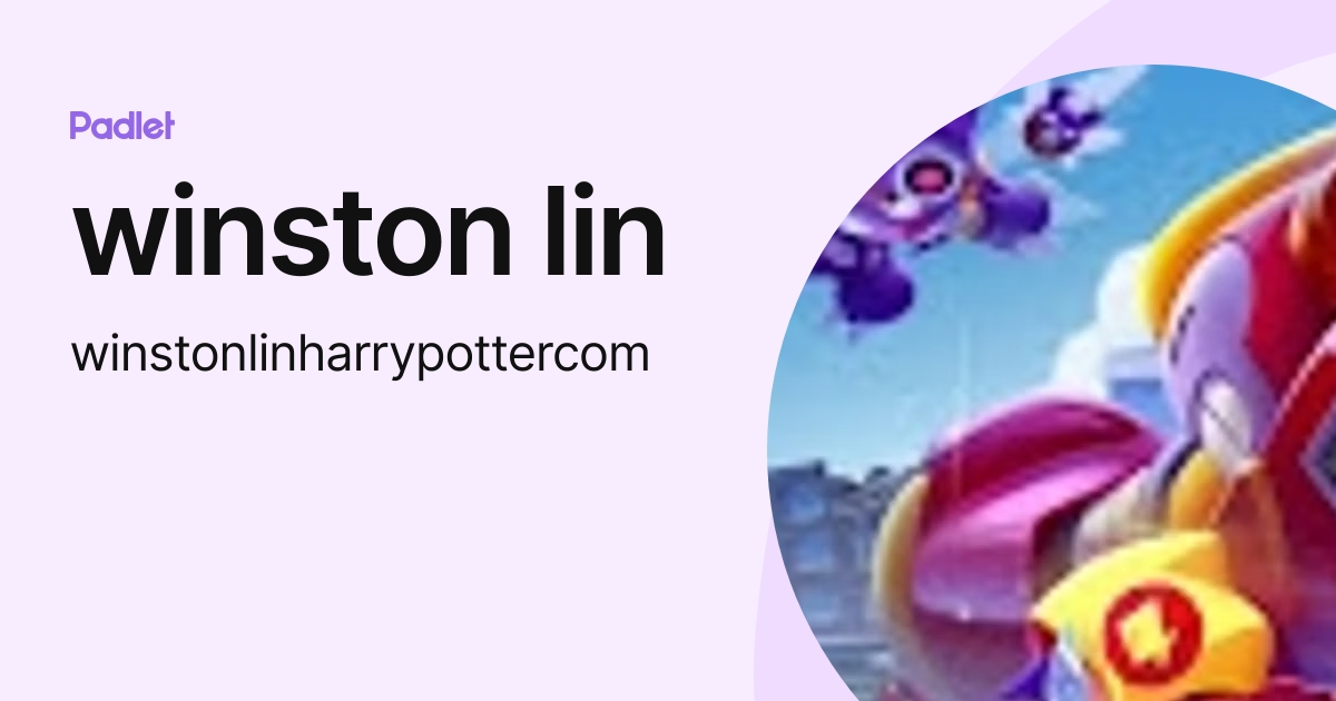 winston lin (winstonlinharrypottercom) profile | Padlet