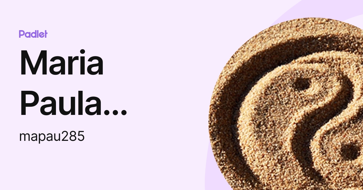 Maria Paula Medrano Cespedes (mapau285) profile | Padlet
