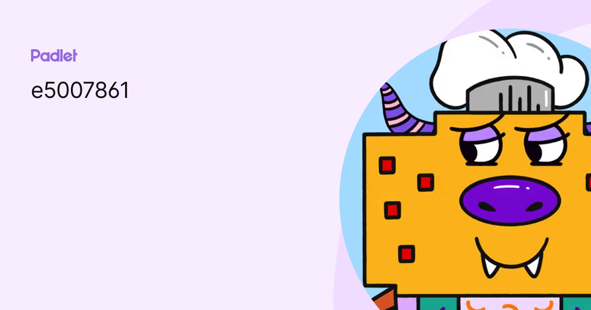 e5007861 perfil | Padlet