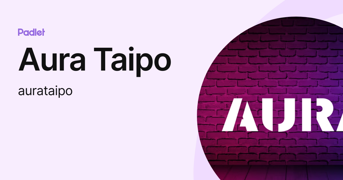 Aura Taipo (aurataipo) profile | Padlet