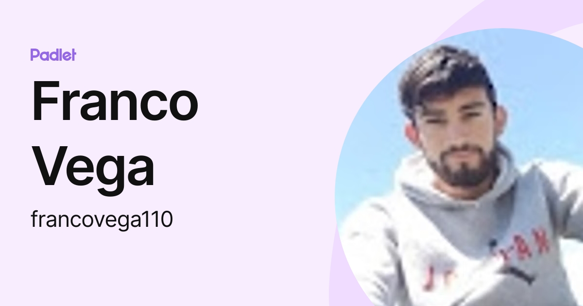 Franco Vega (francovega110) profile | Padlet