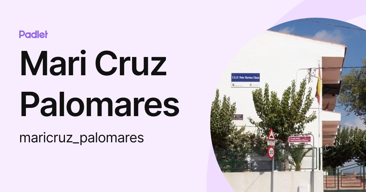 Mari Cruz Palomares (maricruz_palomares) profile | Padlet