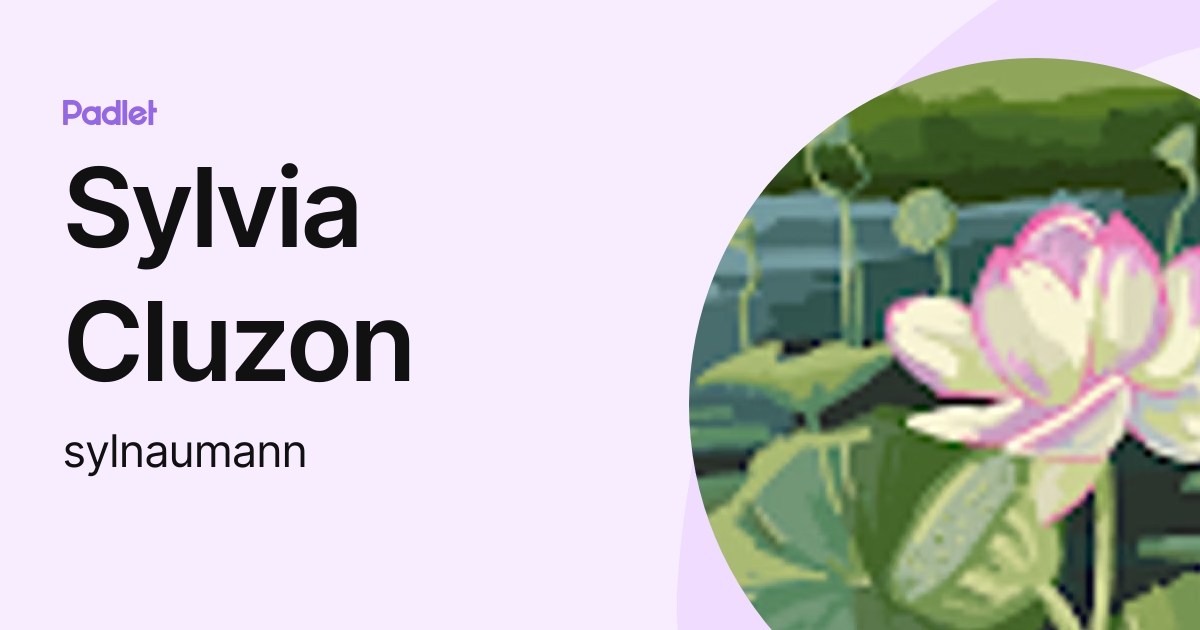 Sylvia Moysan Naumann (sylnaumann) profile | Padlet