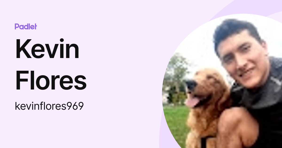Kevin Flores (kevinflores969) profile | Padlet