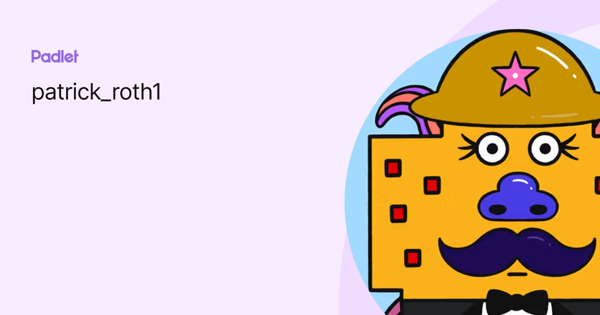 patrick_roth1 profile | Padlet