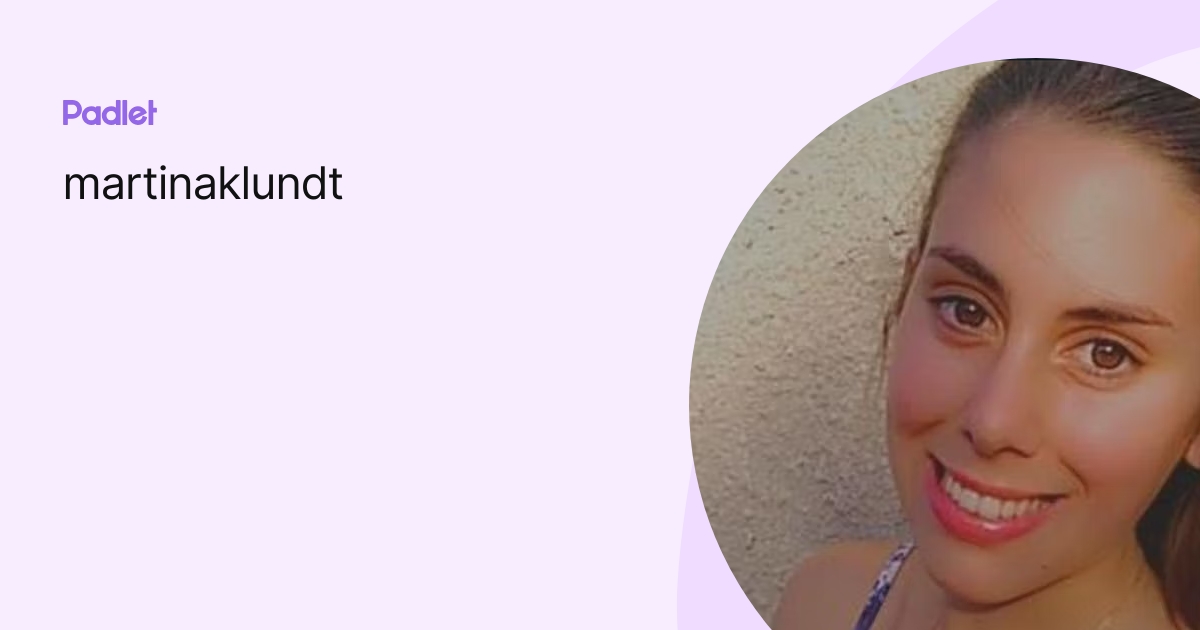 martinaklundt perfil | Padlet