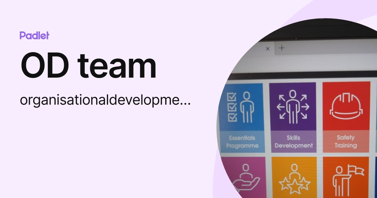 OD team (organisationaldevelopment3) profile | Padlet