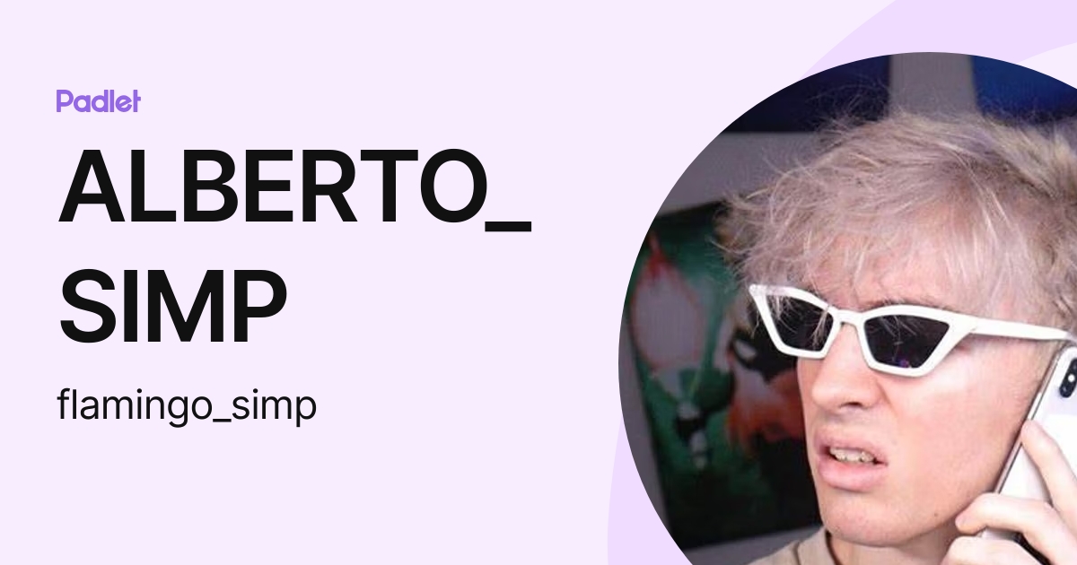 ALBERTO_SIMP (flamingo_simp) profile | Padlet