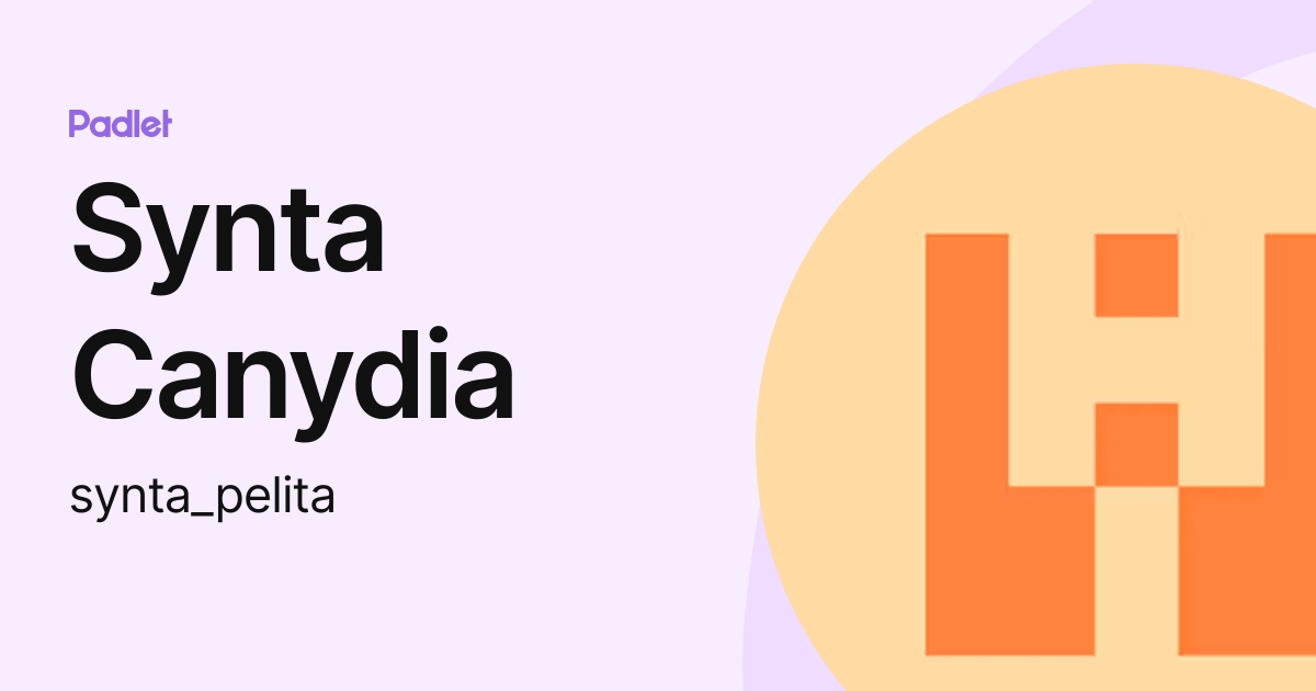 Synta Canydia (synta_pelita) profile | Padlet