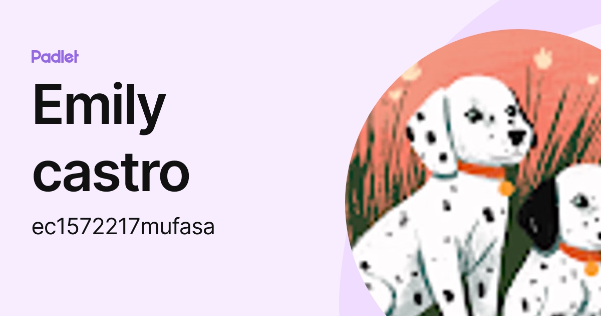 Emily castro (ec1572217mufasa) profile | Padlet