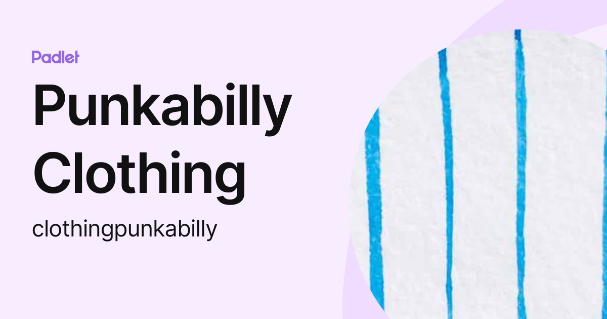 Punkabilly Clothing (clothingpunkabilly) profile | Padlet