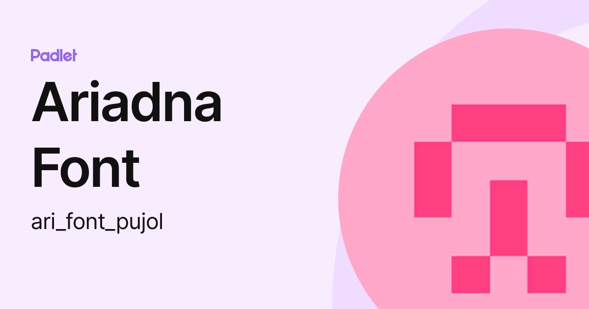 Ariadna Font (ari_font_pujol) profile | Padlet